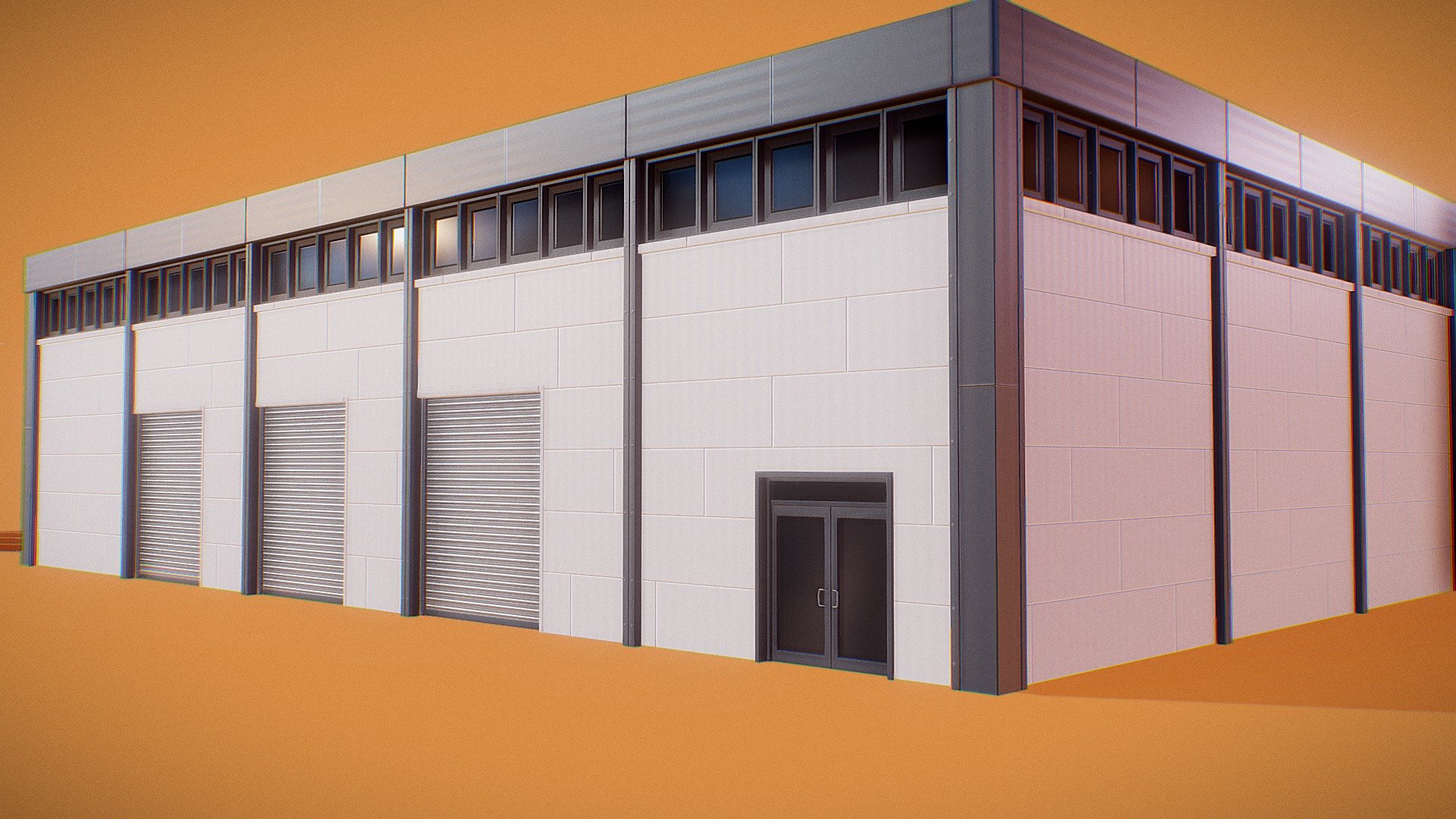 Large Modular Warehouse - Buy Royalty Free 3D model by Serhii3D ...