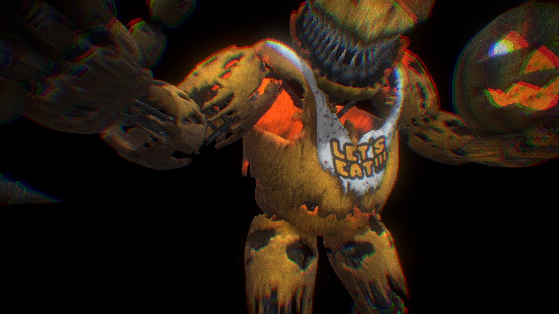 Jack-O-Chica | FNAF AR - Download Free 3D model by MrSpringMen [558bf52 ...