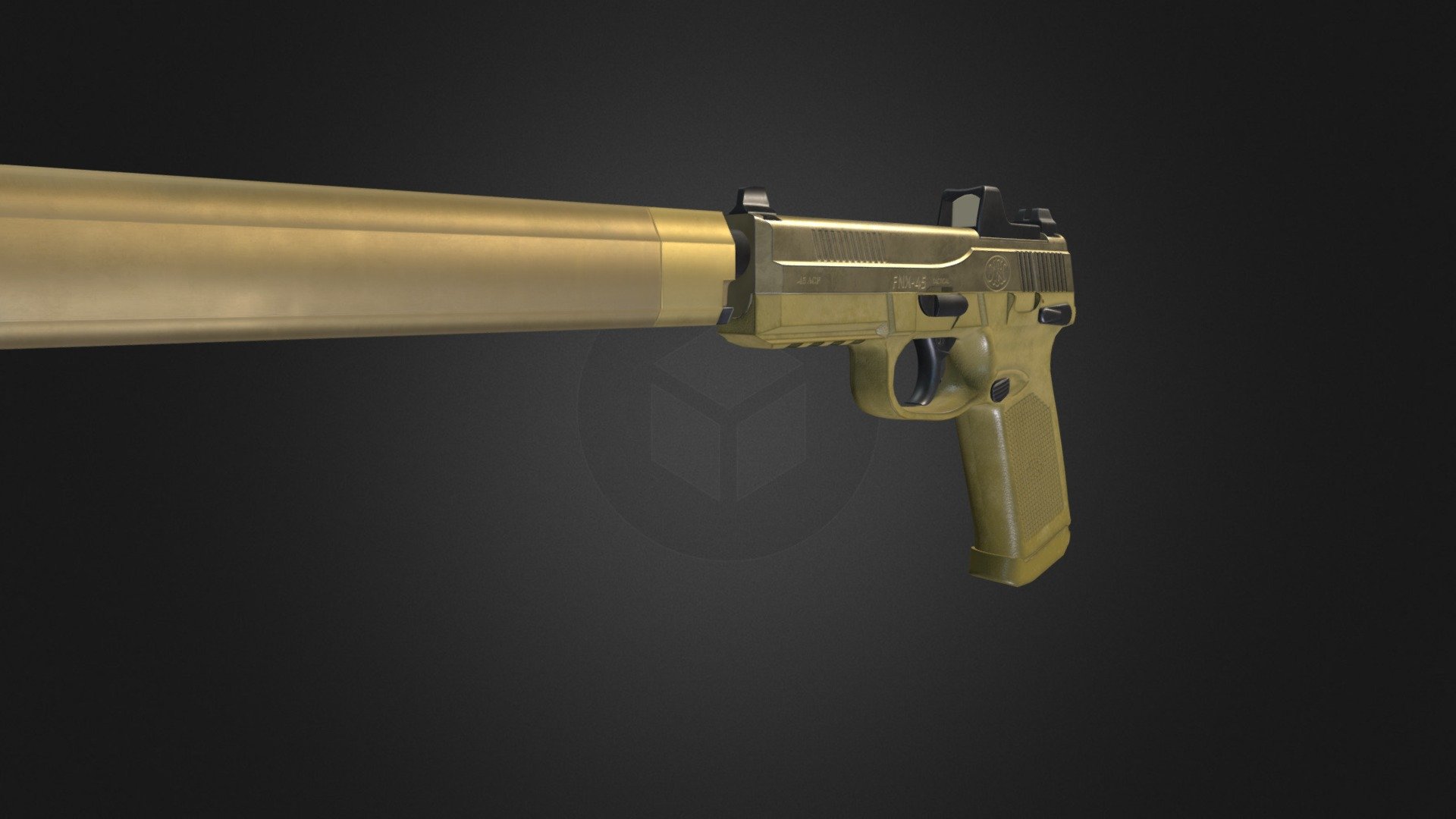 FNX-45 TACTICAL - Download Free 3D model by Ecler [558bf5a] - Sketchfab