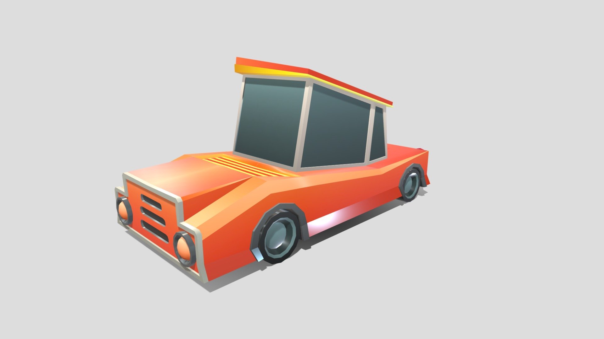 Low Poly Car - Download Free 3D model by MHKstudio [558c3d7] - Sketchfab
