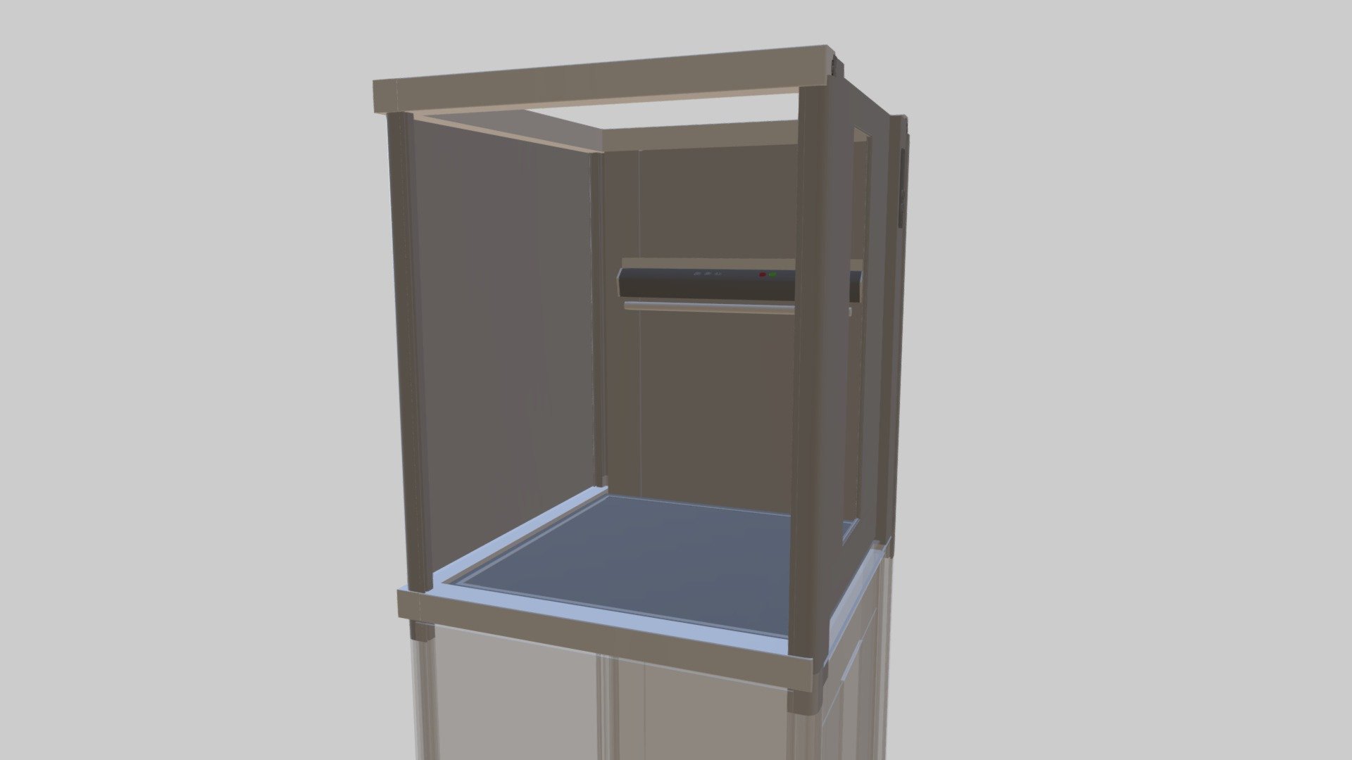 DomoFlex Wall Stainless Mirror - 3D model by kairoselevator [558cf16 ...