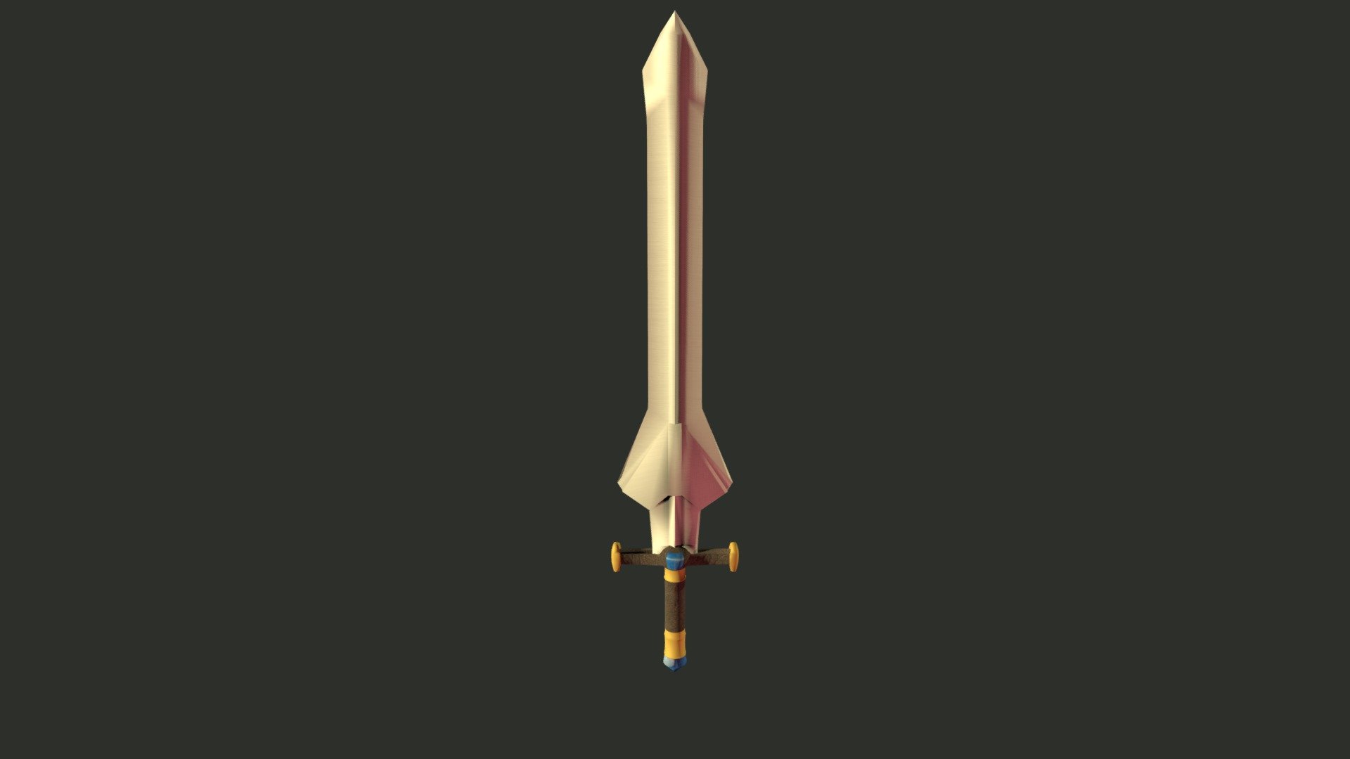 Adventurer Sword - 3D model by Gobinou [558cf48] - Sketchfab