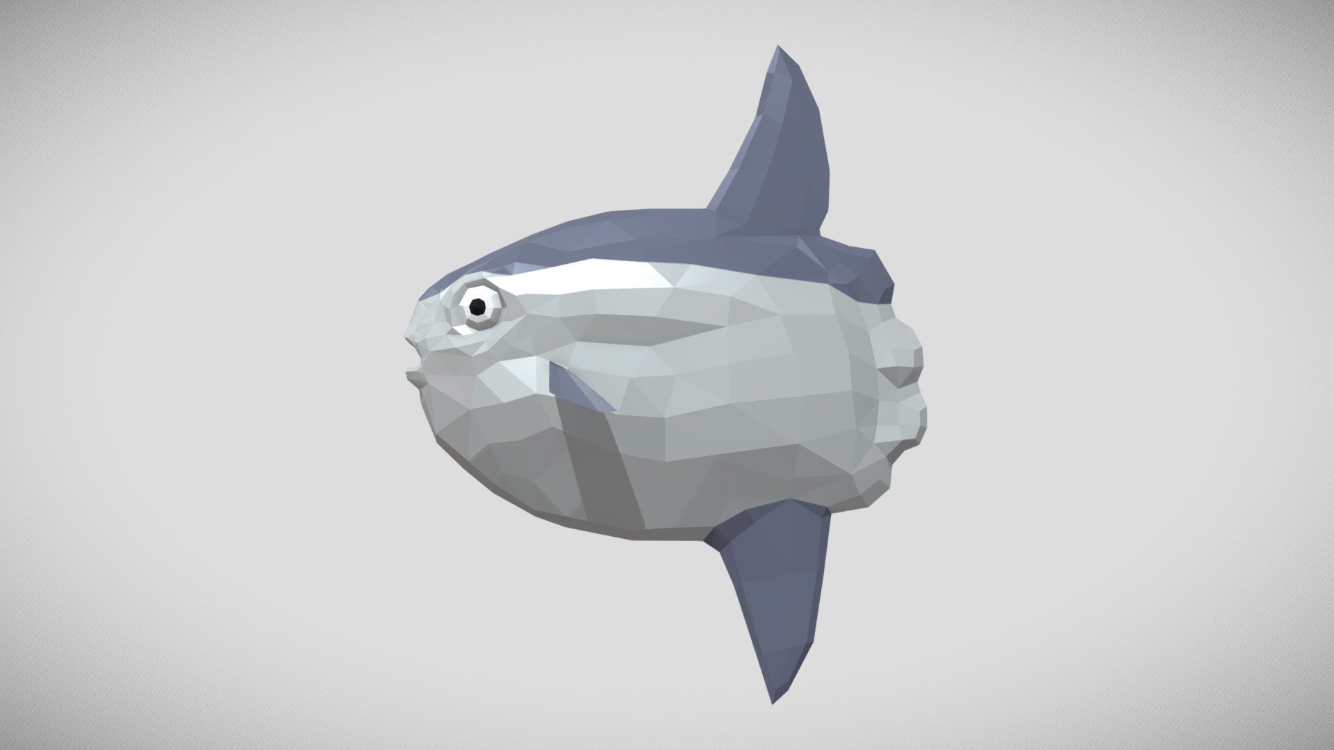 [Low Poly] Headfish - Buy Royalty Free 3D model by Jiffycrew [558d5ce ...