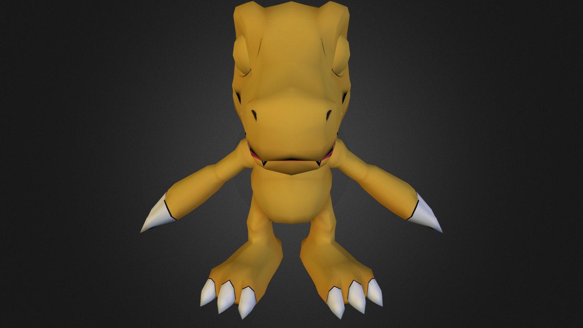 PC Computer - Digimon Masters - Agumon Classic - 3D model by rogarmao ...