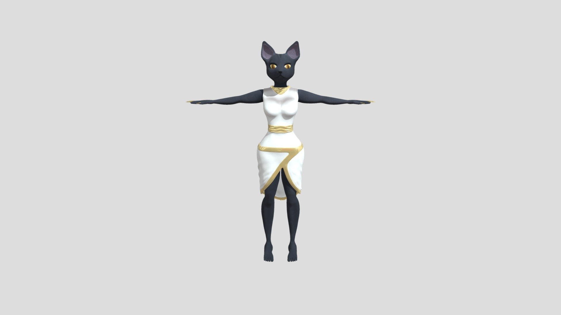 BastetModel - 3D model by bangbangblair [558f7ae] - Sketchfab