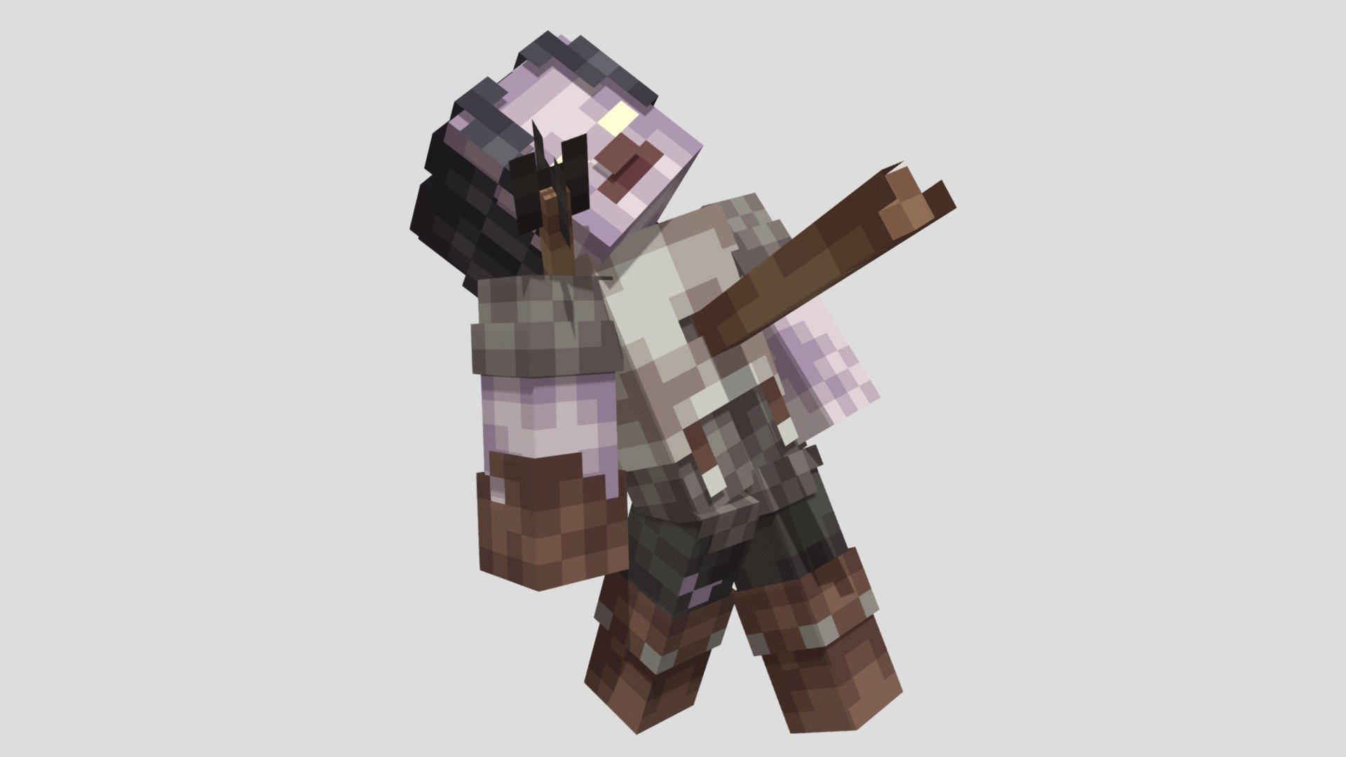 Zombie 2 | Minecraft model - 3D model by OleksaYankovski [5590d81 ...