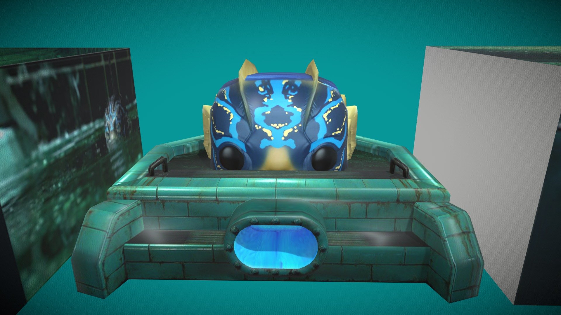 Amphibian man submerged (The Shape Of Water) - 3D model by foxan.studio ...