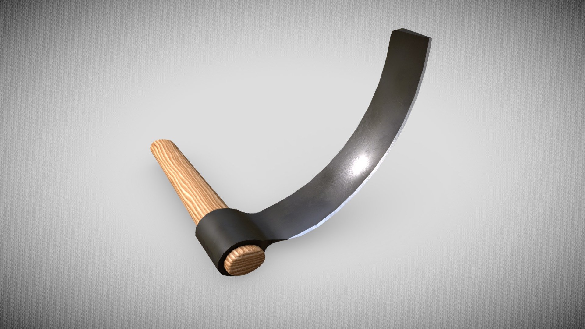 Cooper's Curved Froe - Download Free 3D model by Sapwood Studio ...