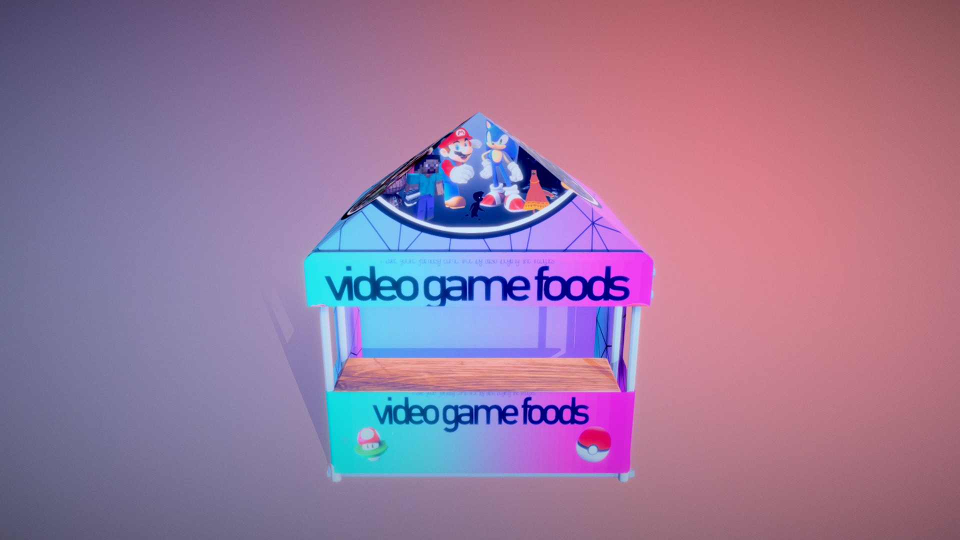 Food Festival Fin - 3D model by FlynnRich [5593632] - Sketchfab