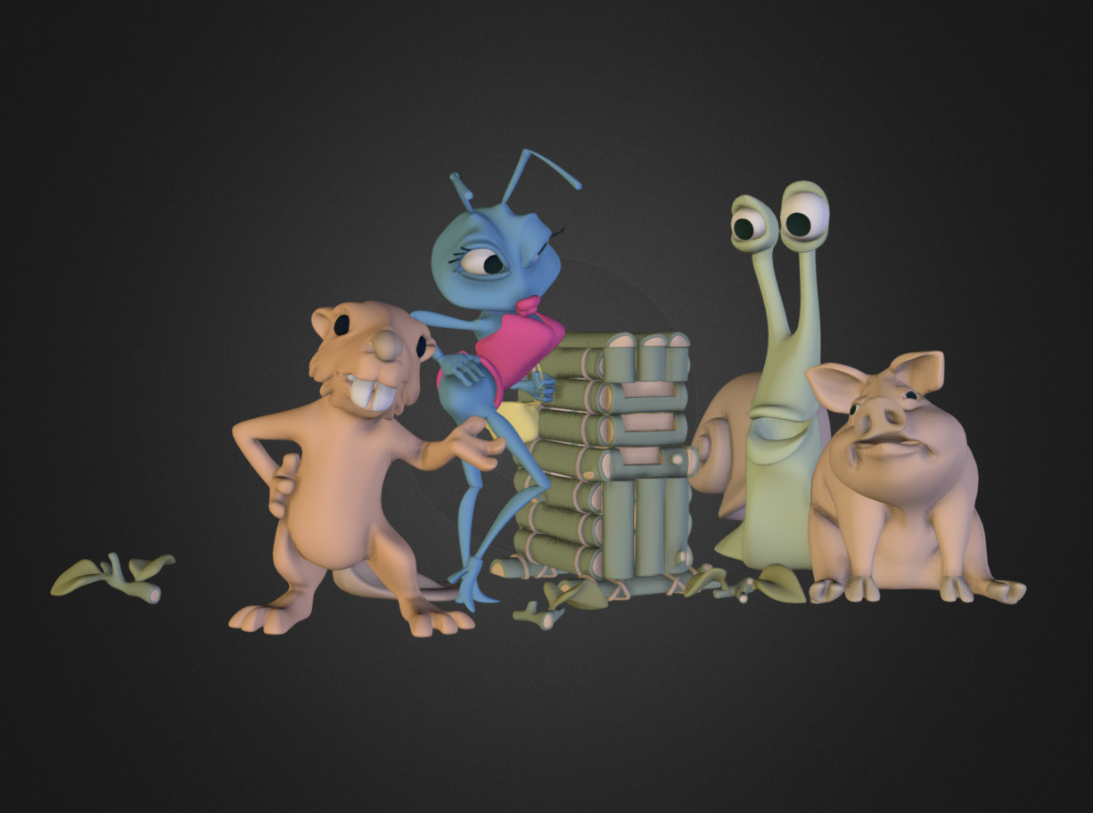 DPS - Family - 3D model by olivier MICHON (@om) [5594055] - Sketchfab