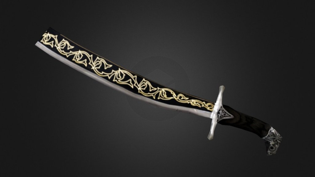 Royal Scimitar - 3D model by JLawls [55943b7] - Sketchfab