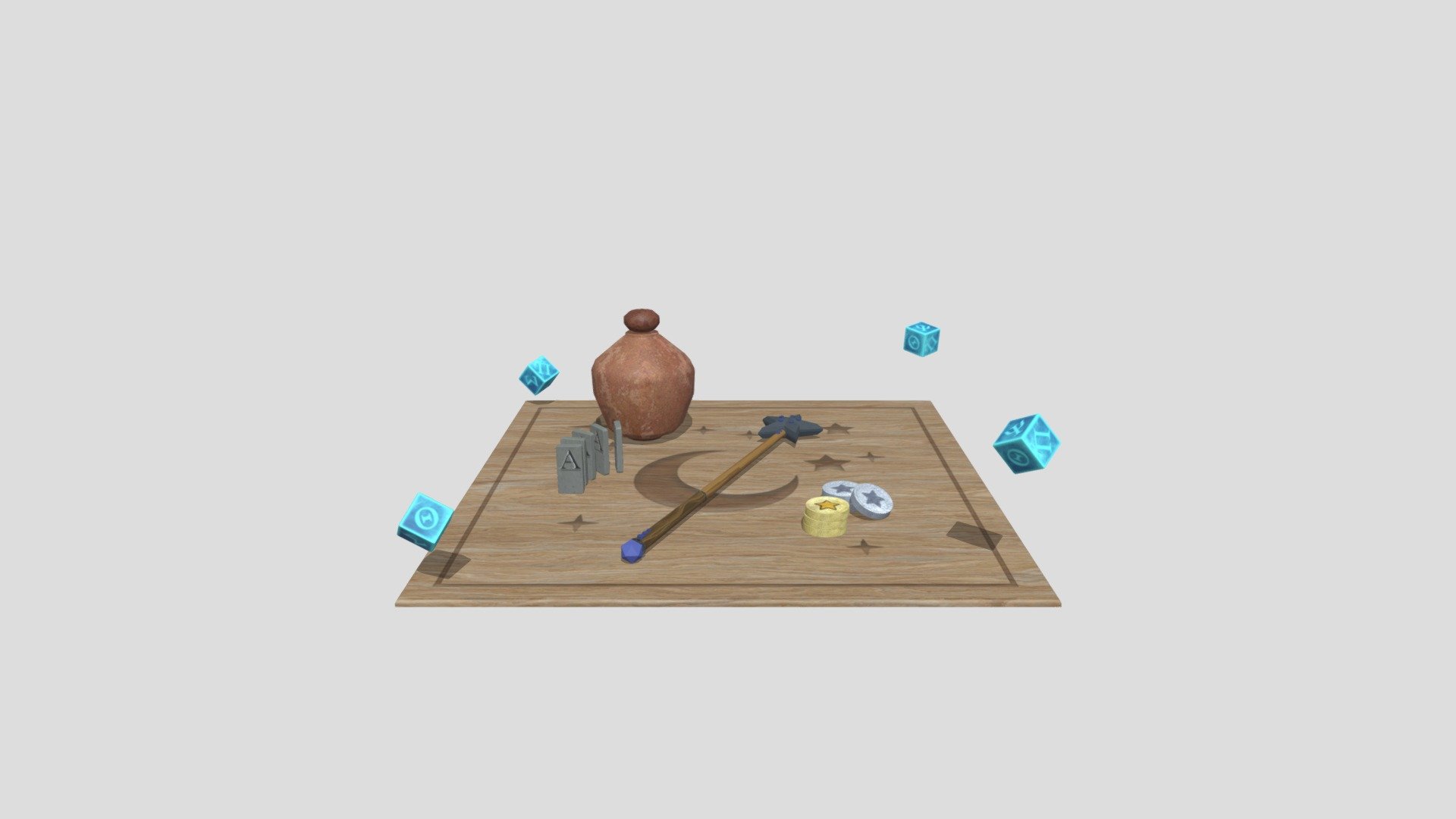 Potion Table - Download Free 3D model by milorodgers [55944ce] - Sketchfab