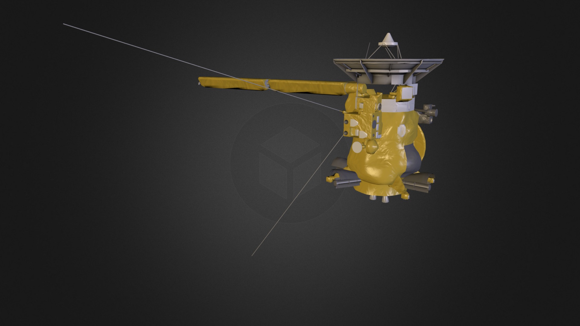Cassini - 3D model by 3dforus (@AliceLee) [5594f7a] - Sketchfab