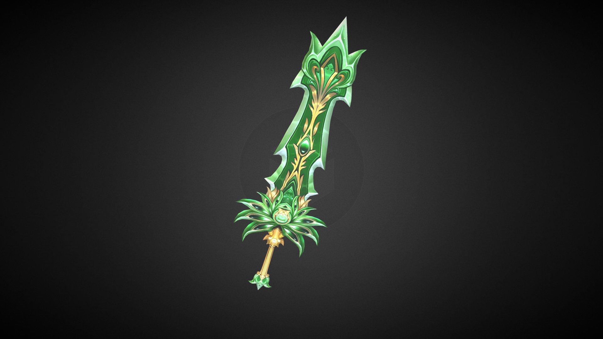 Stylized Fantasy RPG Twohand - 3D model by EchoraPixel [559796e ...