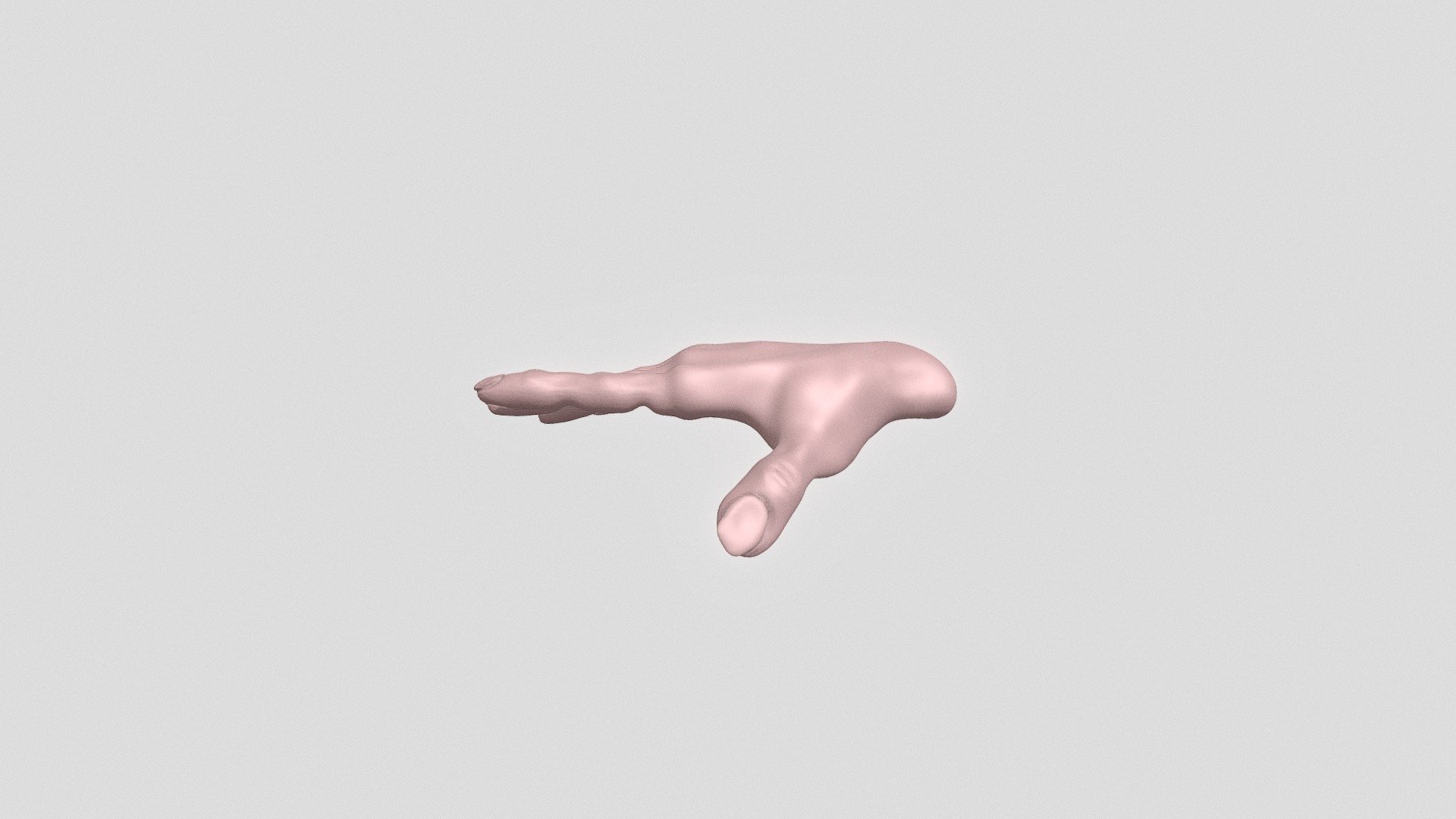 High_Poly hand - 3D model by Not_Ali [559927a] - Sketchfab