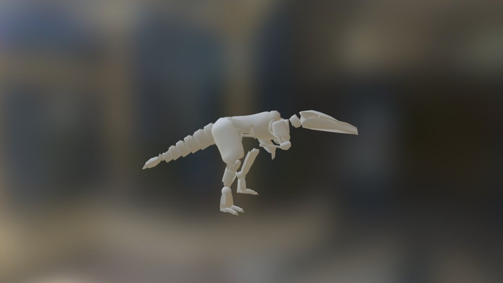 Troodon Jump - 3D model by Kharrlart [559a4ef] - Sketchfab