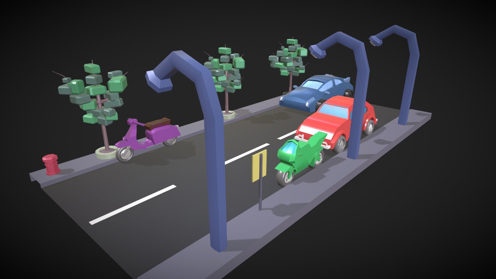 Game Jam Street Pack Runner - Buy Royalty Free 3D model by paburoviii ...