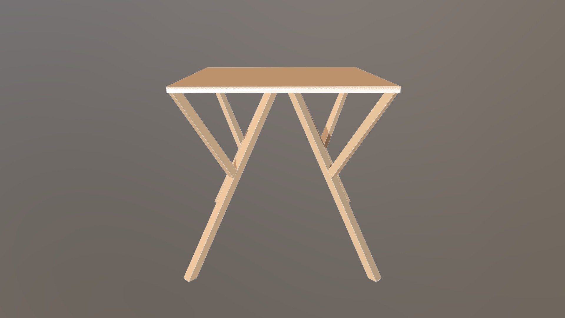 Square table - Download Free 3D model by MilhoVerde [559de4f] - Sketchfab
