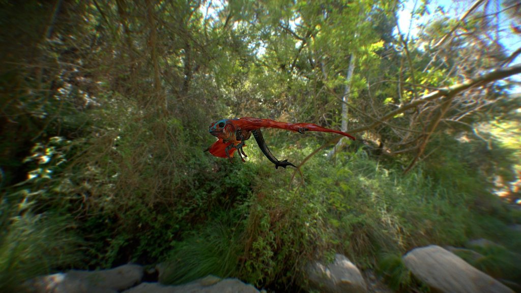 Flying Forest Frog - Download Free 3D model by ihaterendering [559f596 ...