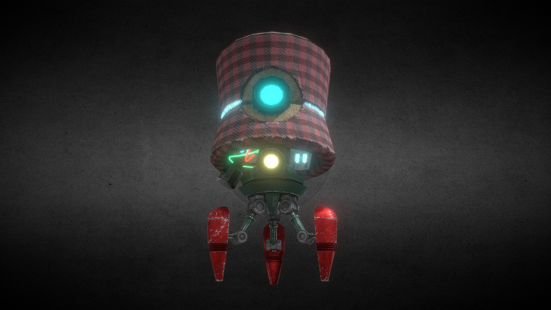 Iron Robot - 3D model by Jaku (@Ja-ku) [559fbb5] - Sketchfab