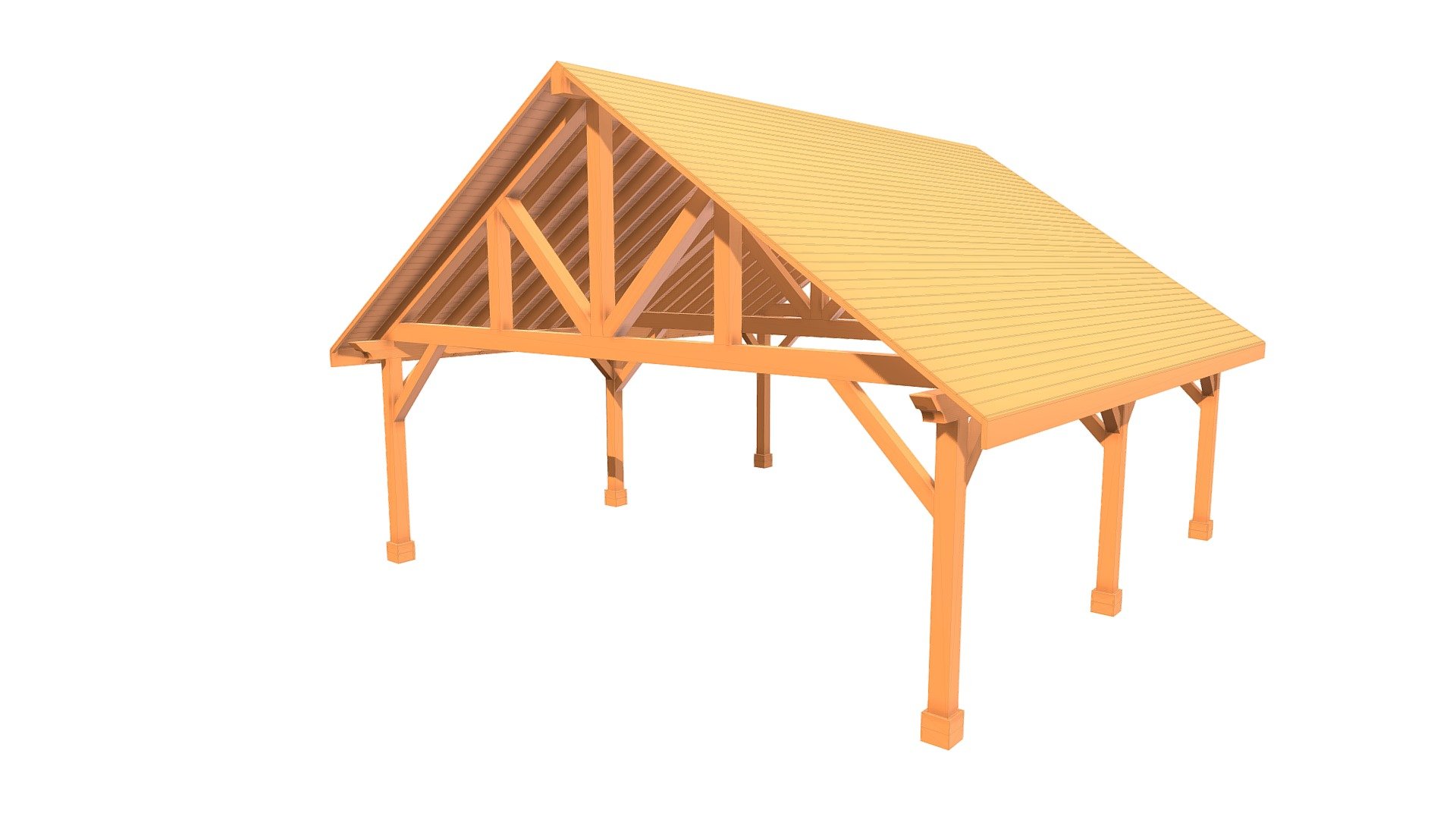 Custom Thick Timber 30 ft L x 30 ft W - 3D model by FR- Conceptual ...
