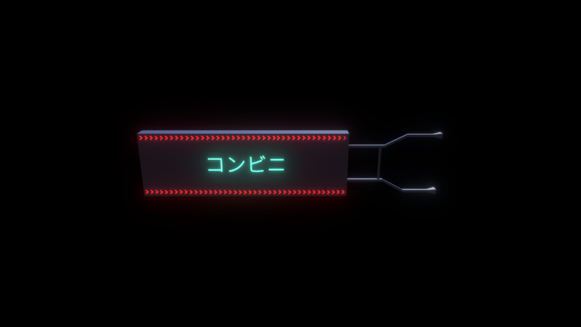 Akira Neon Sign Model - 3D model by Charlie Southwood ...