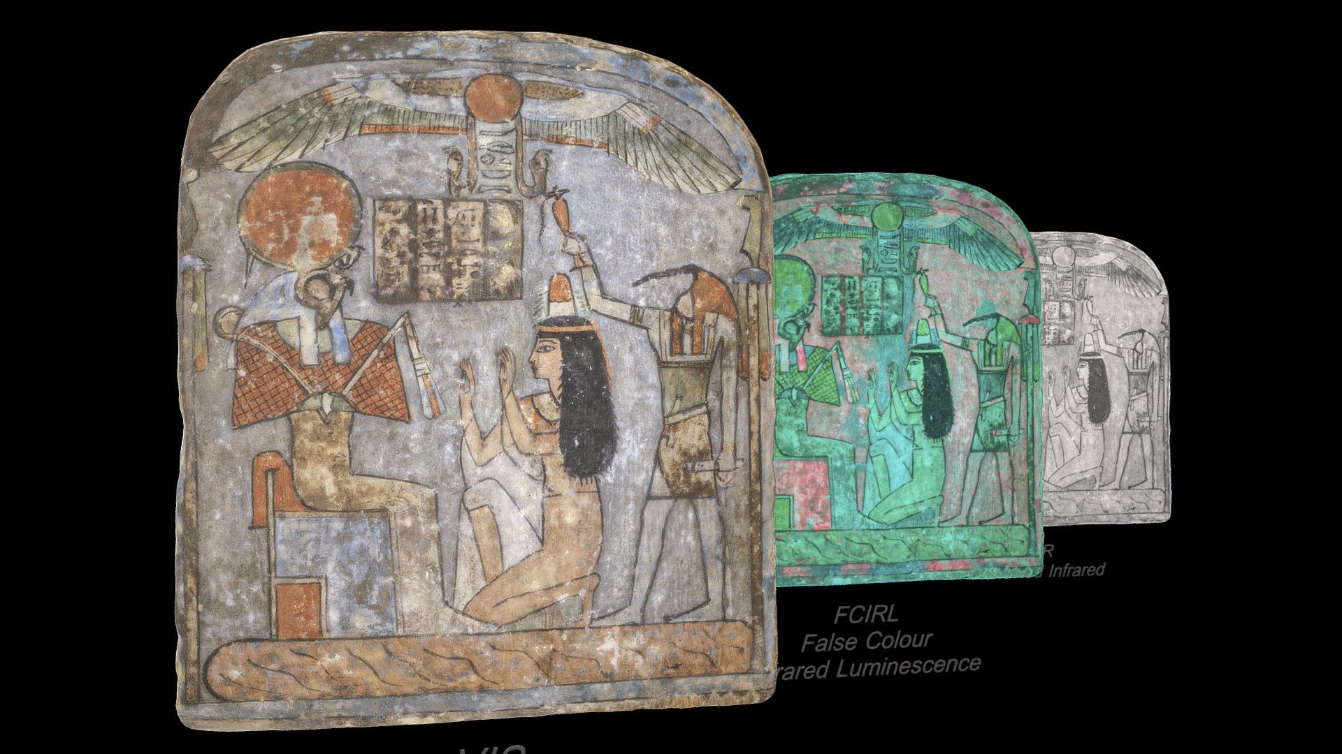 Egyptian stela | Multi-band photogrammetry - 3D model by Marta Pilarska ...
