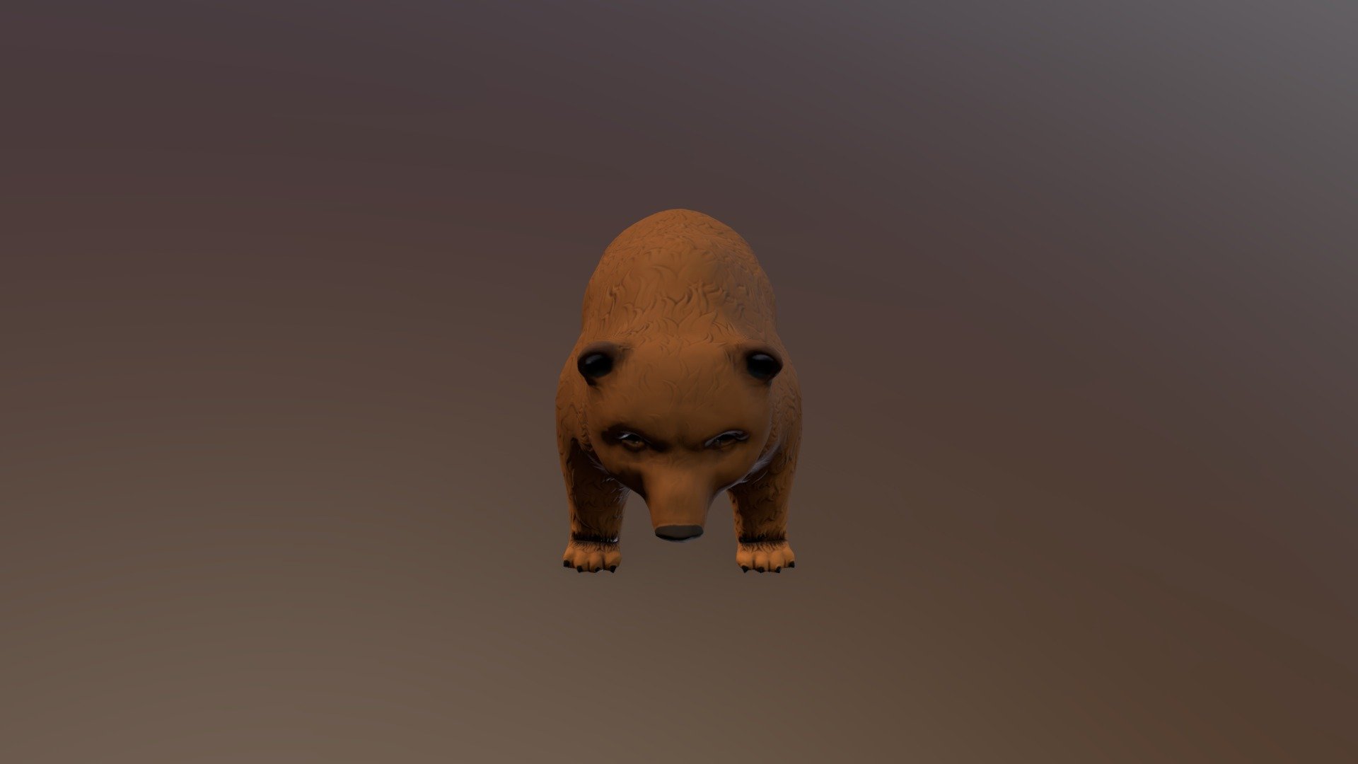 Stylized Bear - 3D model by disfixional [55a90ac] - Sketchfab