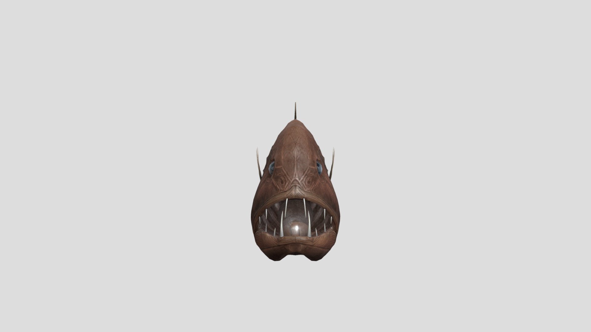 Ikan Piranha - 3D model by Agus Halid (@agushalid) [55a985d] - Sketchfab