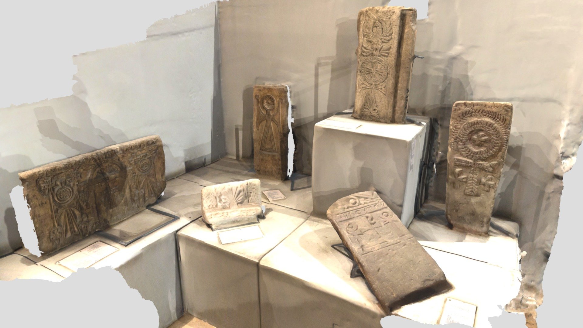 Coptic Tombs with pharaonic Anx in Coptic Museum - Download Free 3D ...