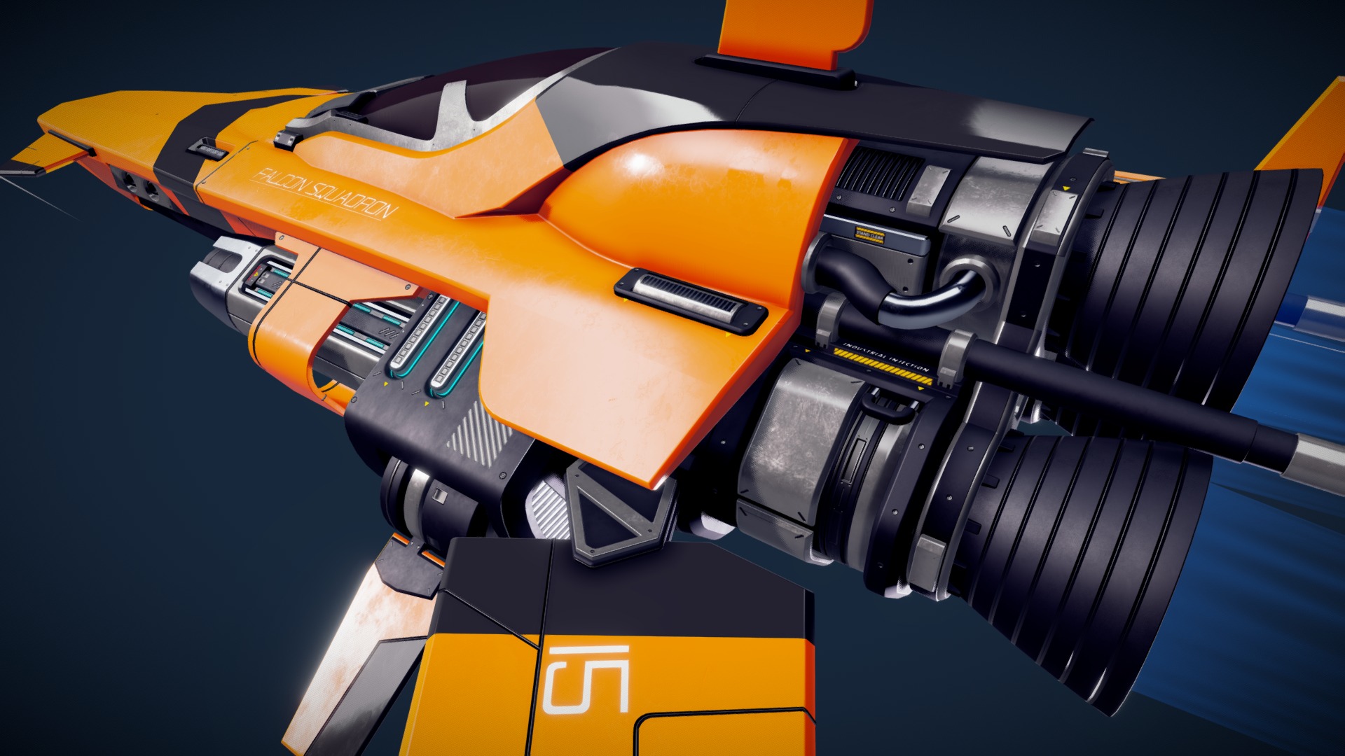 FALCON - 15 - 3D model by Tom F (@ROSEFALL) [55abc7a] - Sketchfab