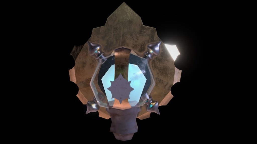 Steampunk Sconce - 3D model by reallacy [55ad4c9] - Sketchfab