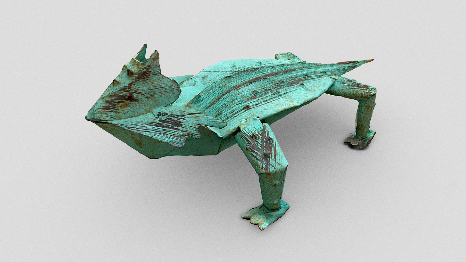 Day 250: Metal lizard - 1scanaday - Download Free 3D model by Emm ...