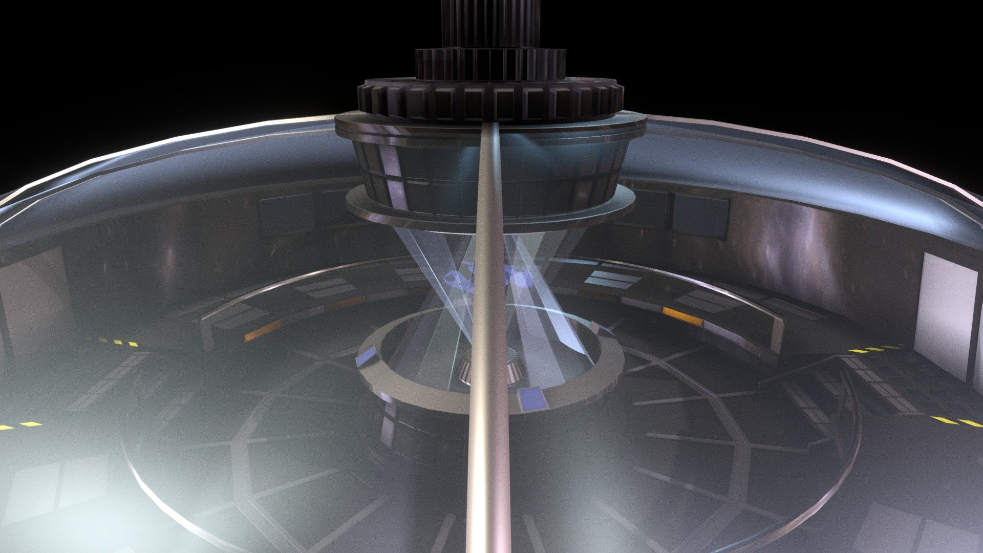 Space Station Bridge - Buy Royalty Free 3D model by Simon T Griffiths ...