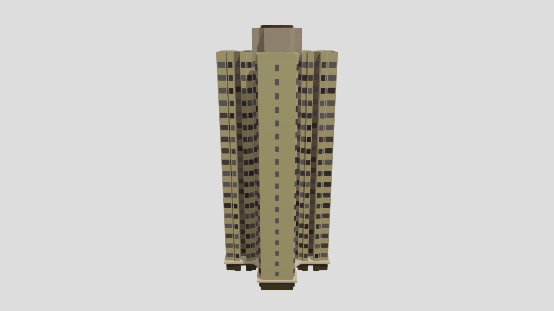Hong Kong H-type Residential Building - Download Free 3D model by ...