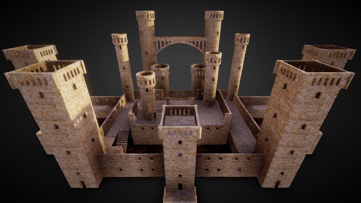 Castle-ruins 3D models - Sketchfab