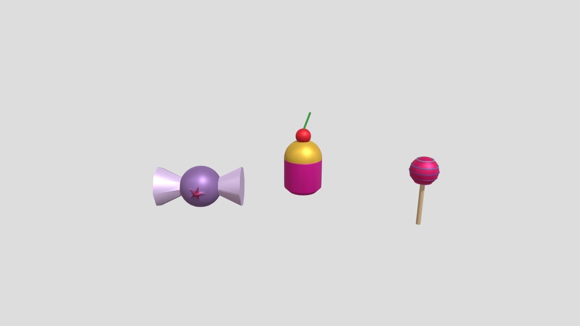 Sweets - Download Free 3D model by katinka_varga [55b1a9d] - Sketchfab