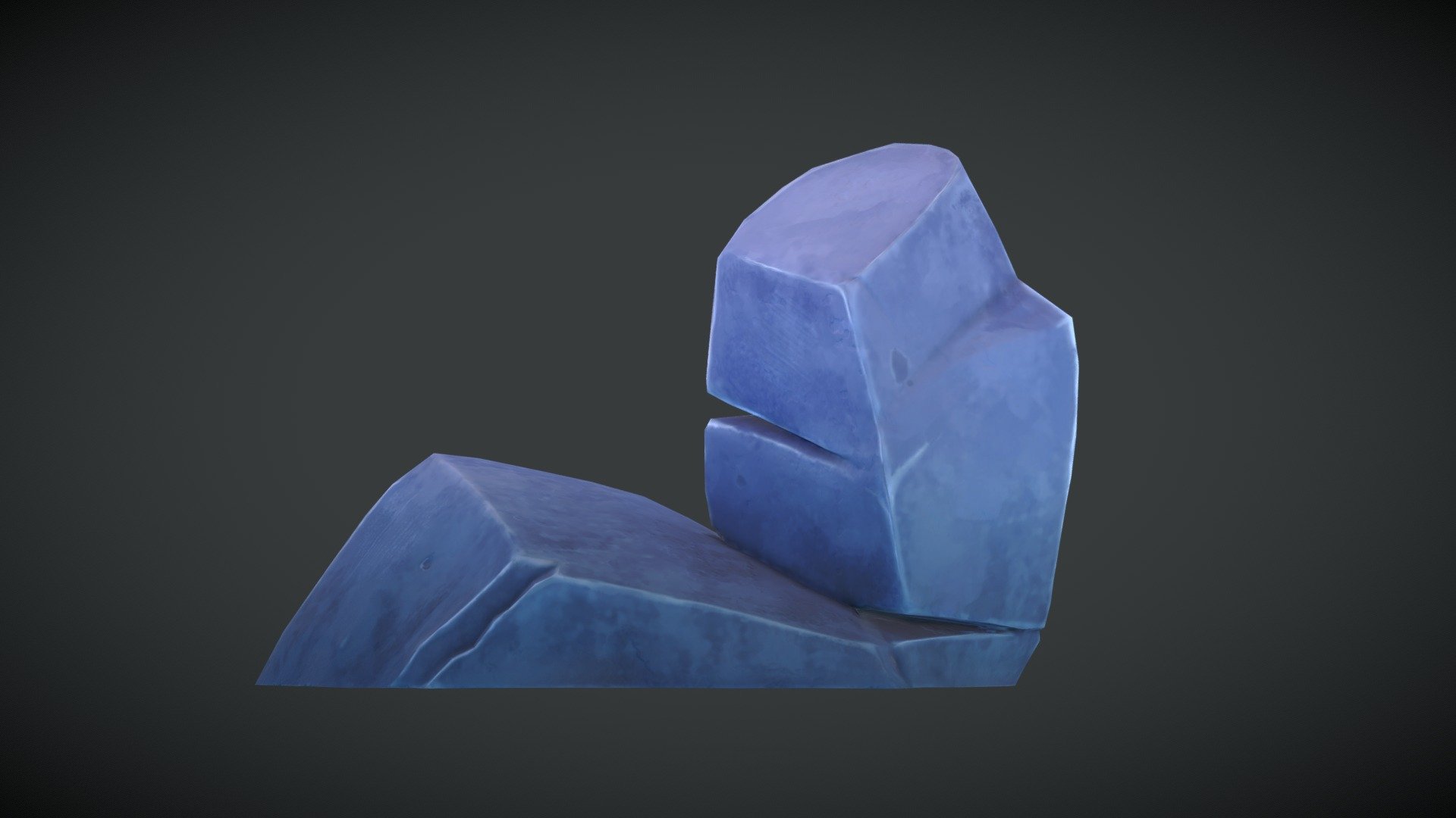 Hand Painted Rock - 3D model by Thaddaeus (@Aloeveraninja) [55b1caa ...