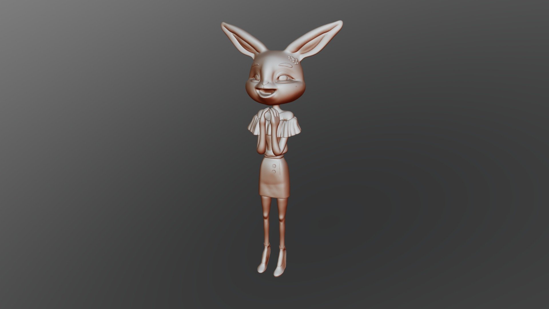 rabbit - 3D model by Mn Studio (@mnstudio) [55b1d74] - Sketchfab