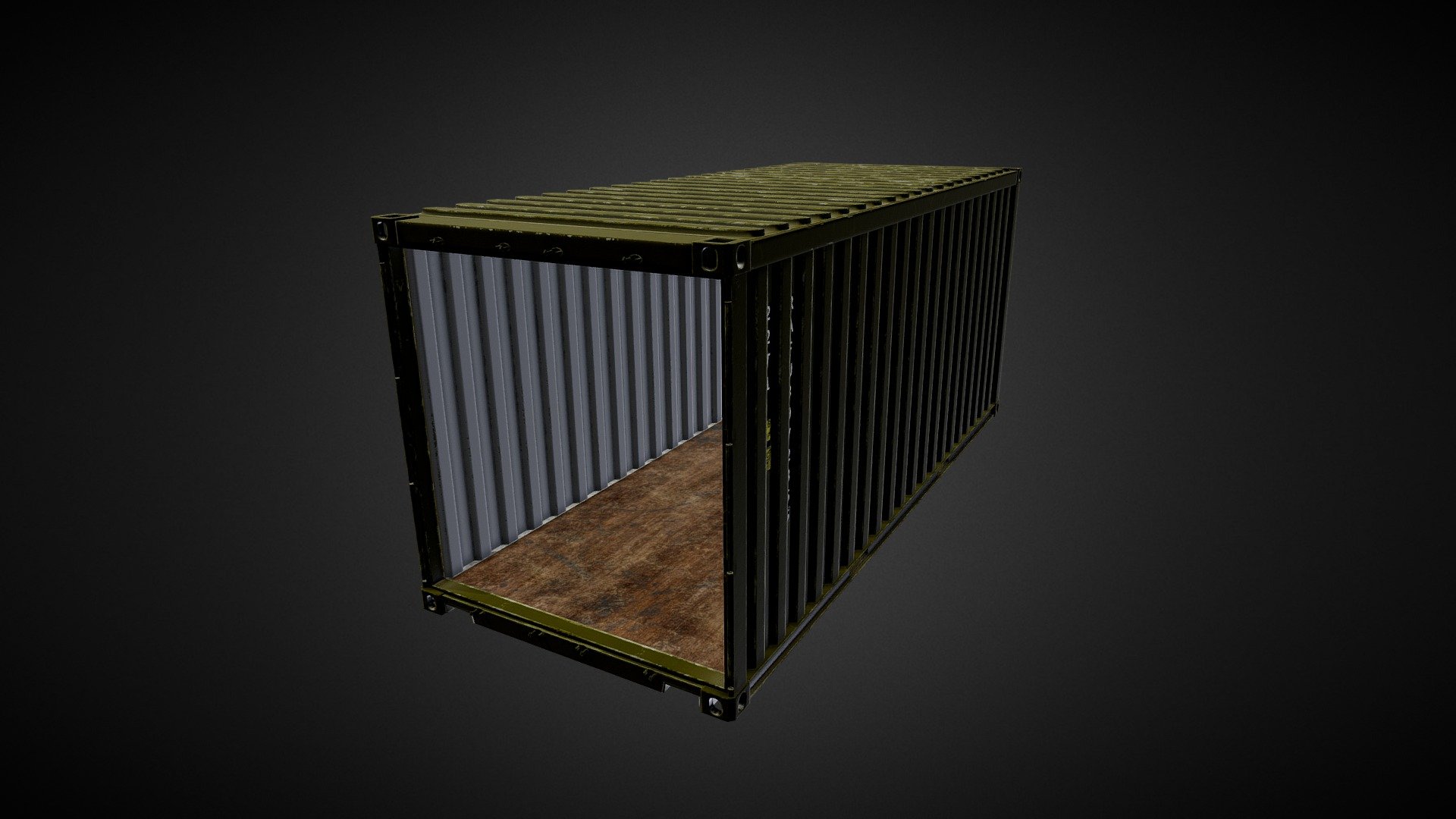 Shipping Container Open - 3D model by Drakeling Labs (@drakelinglabs ...