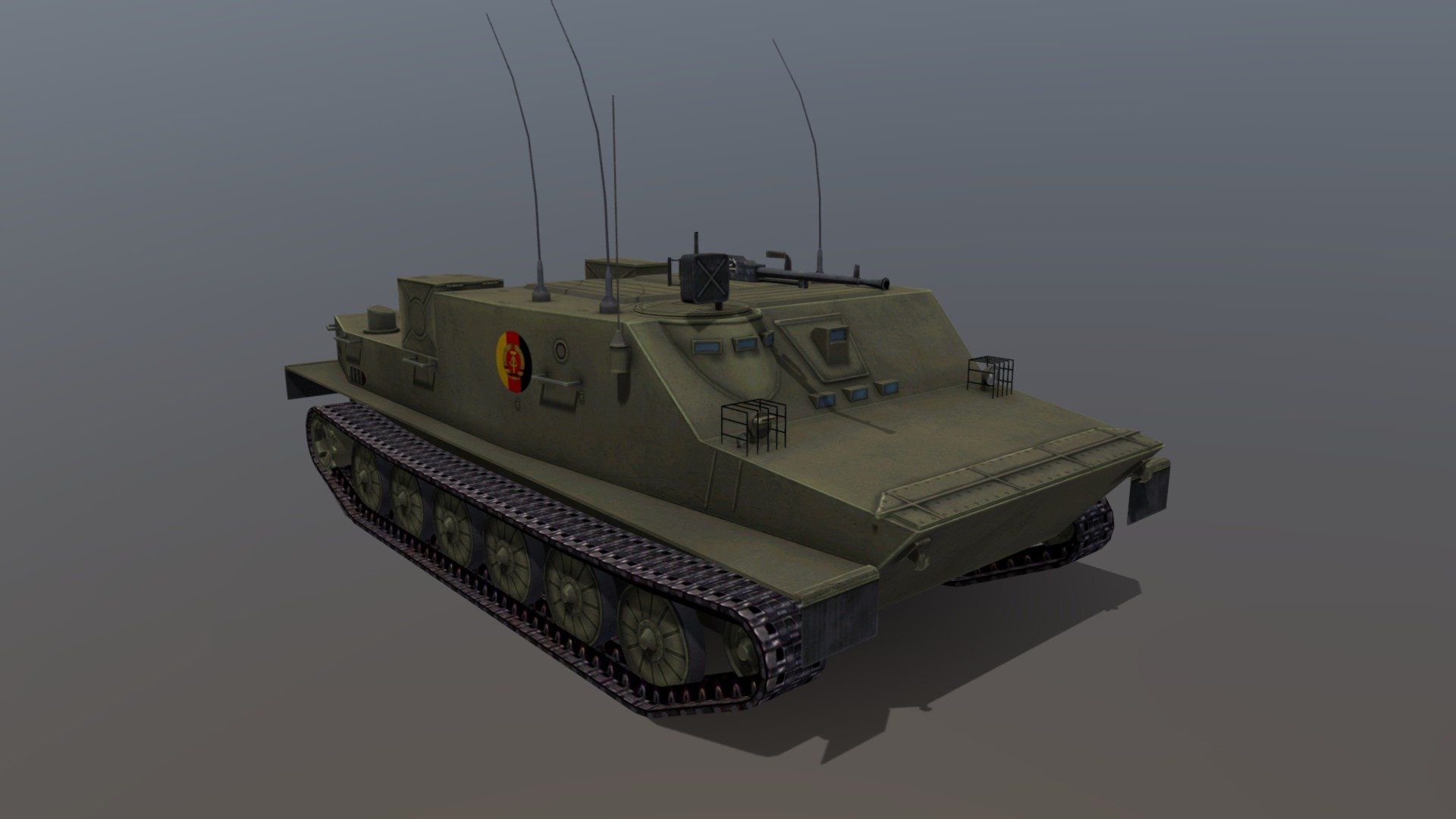 East German SPW-50PU - Download Free 3D model by 42manako [55b385c ...