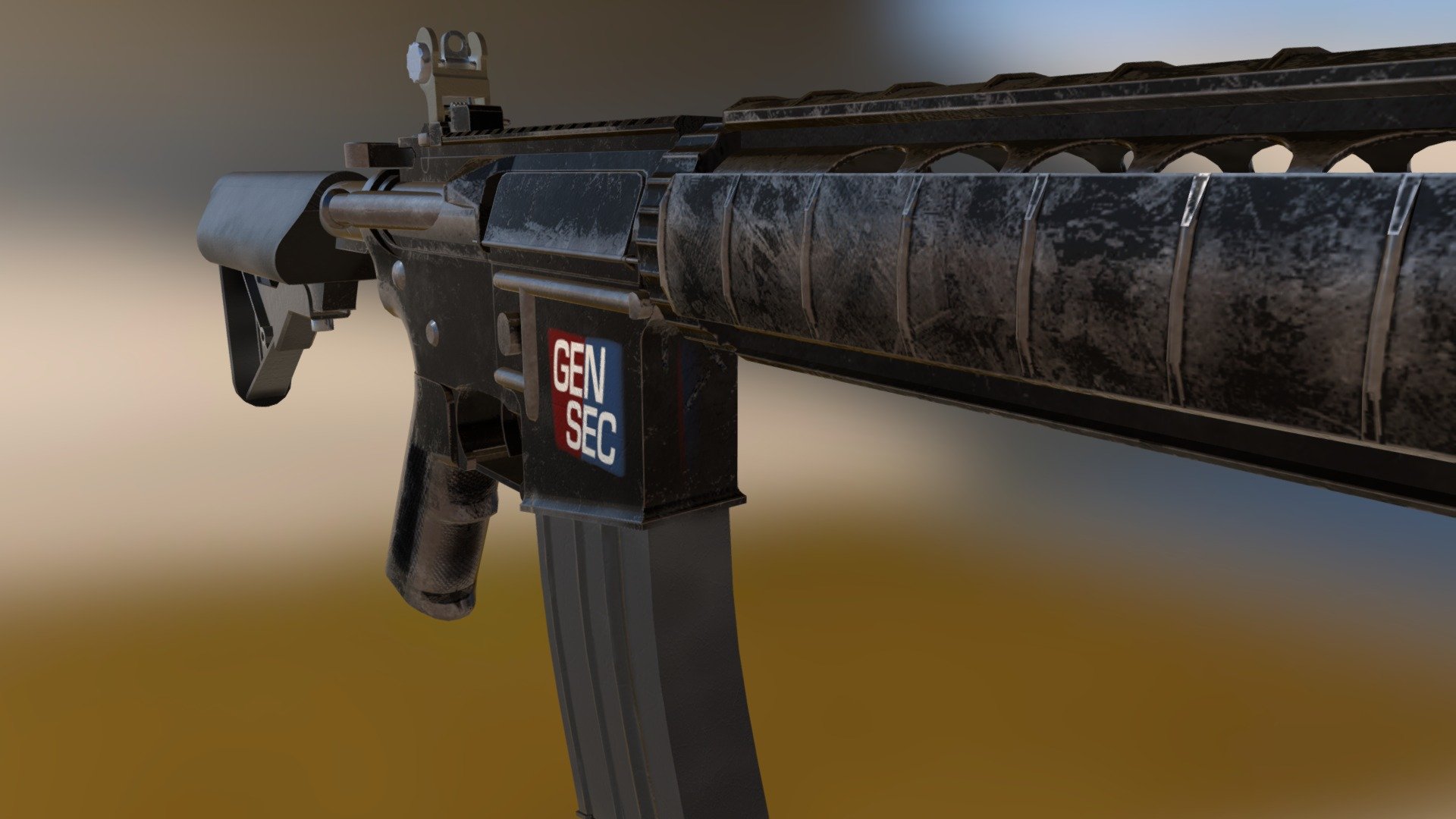 M4a1 - 3D model by Brolaire_Of_Astora [55b3a64] - Sketchfab