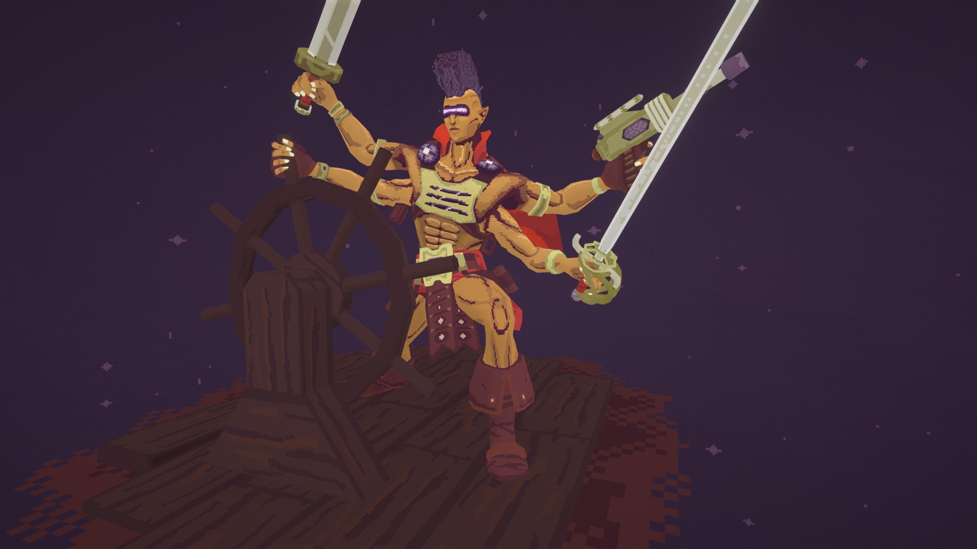 The Time Raider - A MCDM Lowpoly Pixel Fanart - Download Free 3D model ...