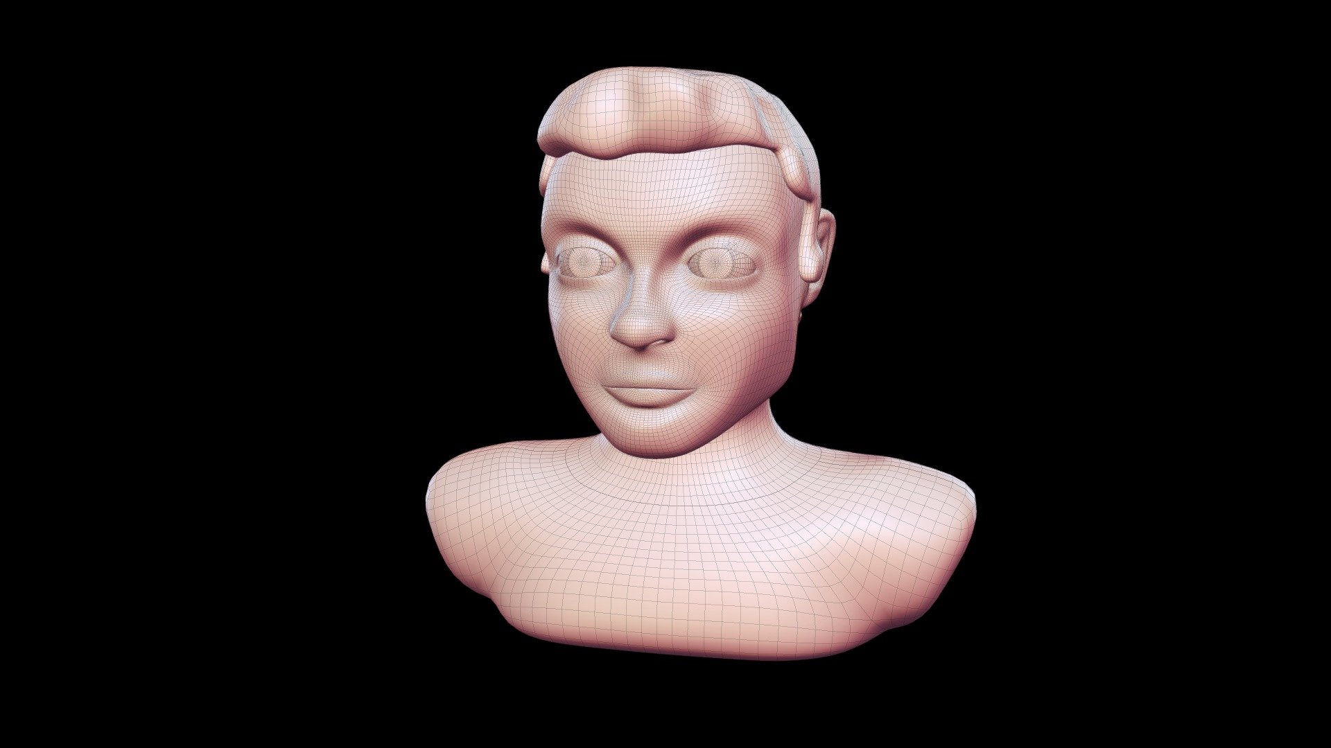 Head Base Mesh - Male - 3D model by coryeksteen [55b70fe] - Sketchfab