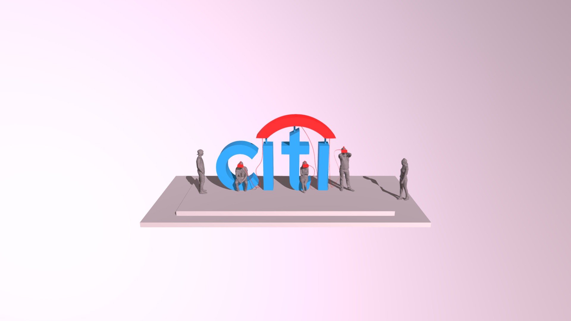CITIBANK SCULPTURE VR 1 - 3D model by Camille.NX [55b78ef] - Sketchfab