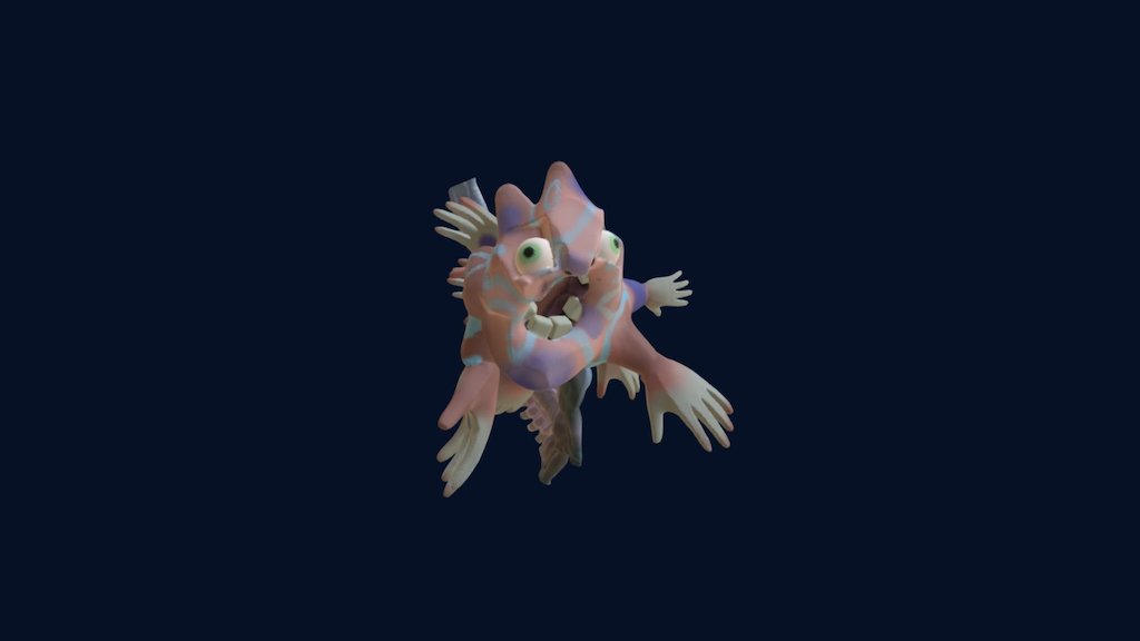 Fish Hand Man Simple - Download Free 3D model by clyde [55b96f7 ...