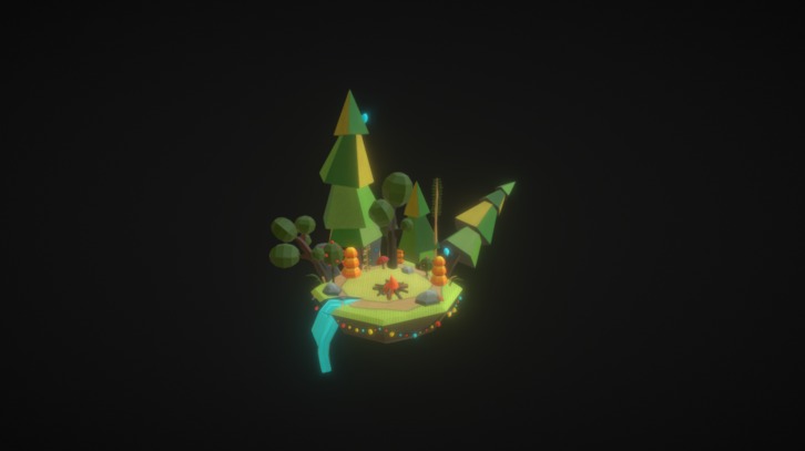 Little Forest - 3D model by acorn-mill [55b99f9] - Sketchfab