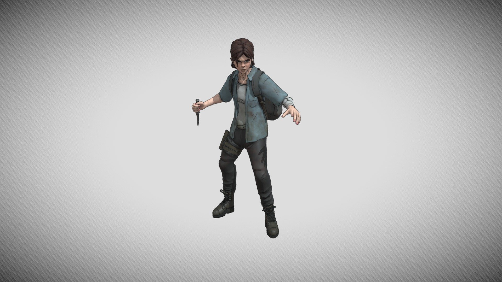 Ellie Telltale Style - 3D model by 1oscargao2004 [55bbddb] - Sketchfab