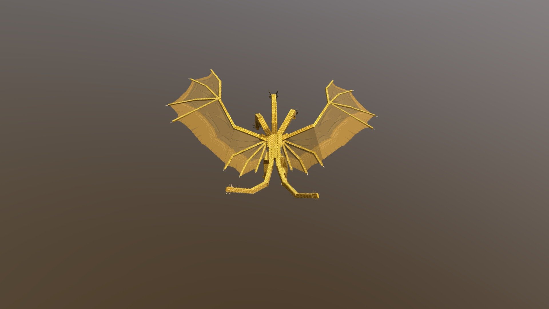 new_ghidorah - 3D model by Monstergamer [55bdcda] - Sketchfab