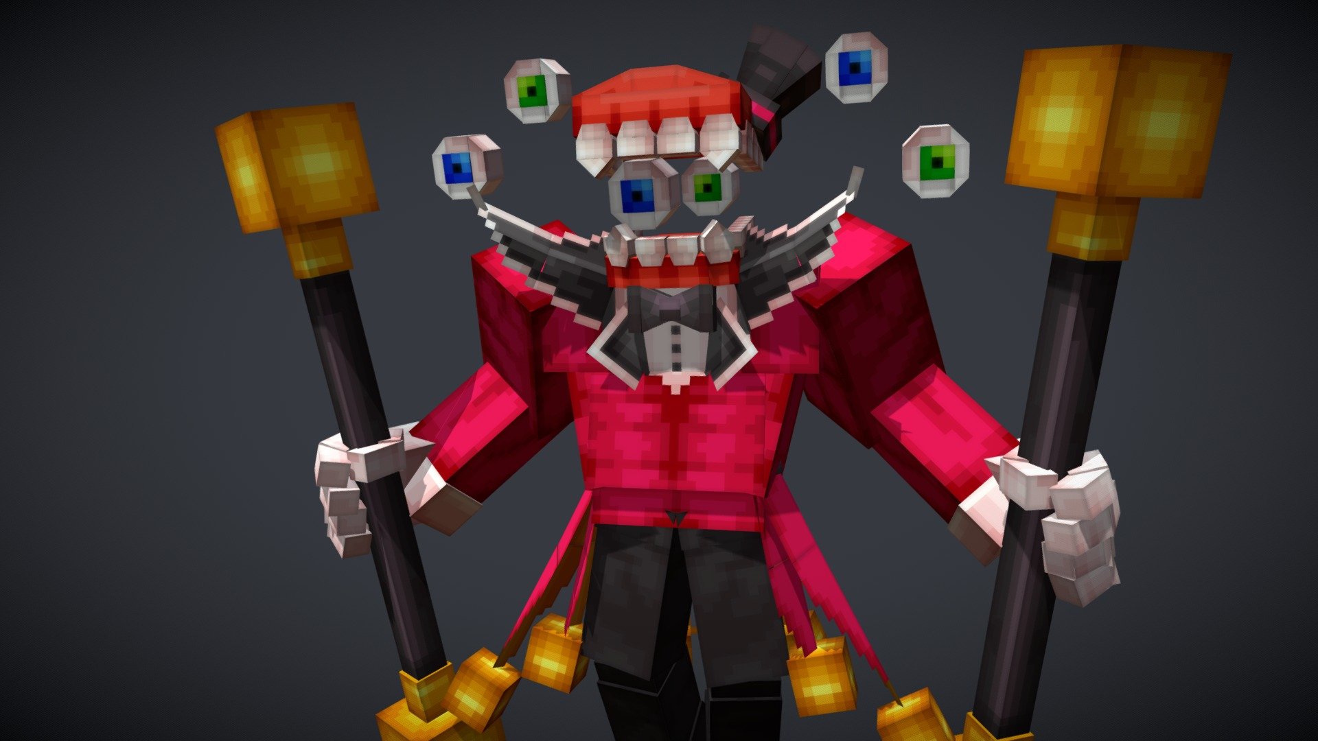 Caine - Amazing Digital Circus - 3D model by Banathe [55be68a] - Sketchfab